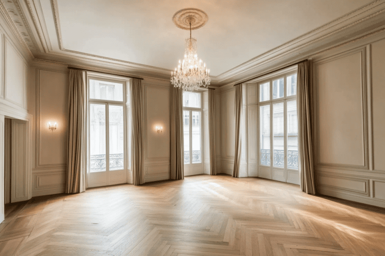 Adoptez le style haussmannien chez vous : moulures, parquet et charme ...